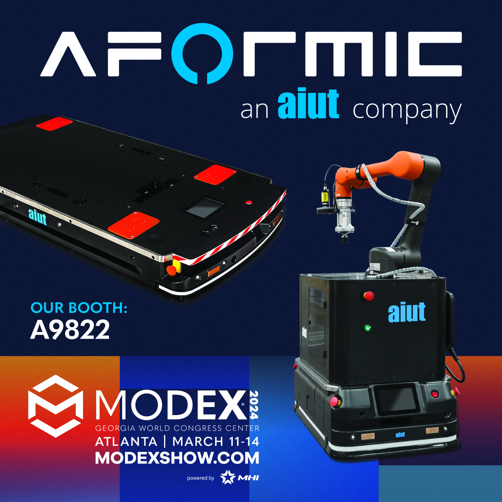 Aformic at MODEX 2024 with AMRs solution for smart factories
